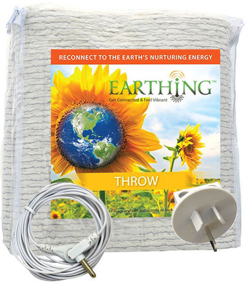 Organic Cotton Earthing Throw (Blanket) Kit – Earthy Living